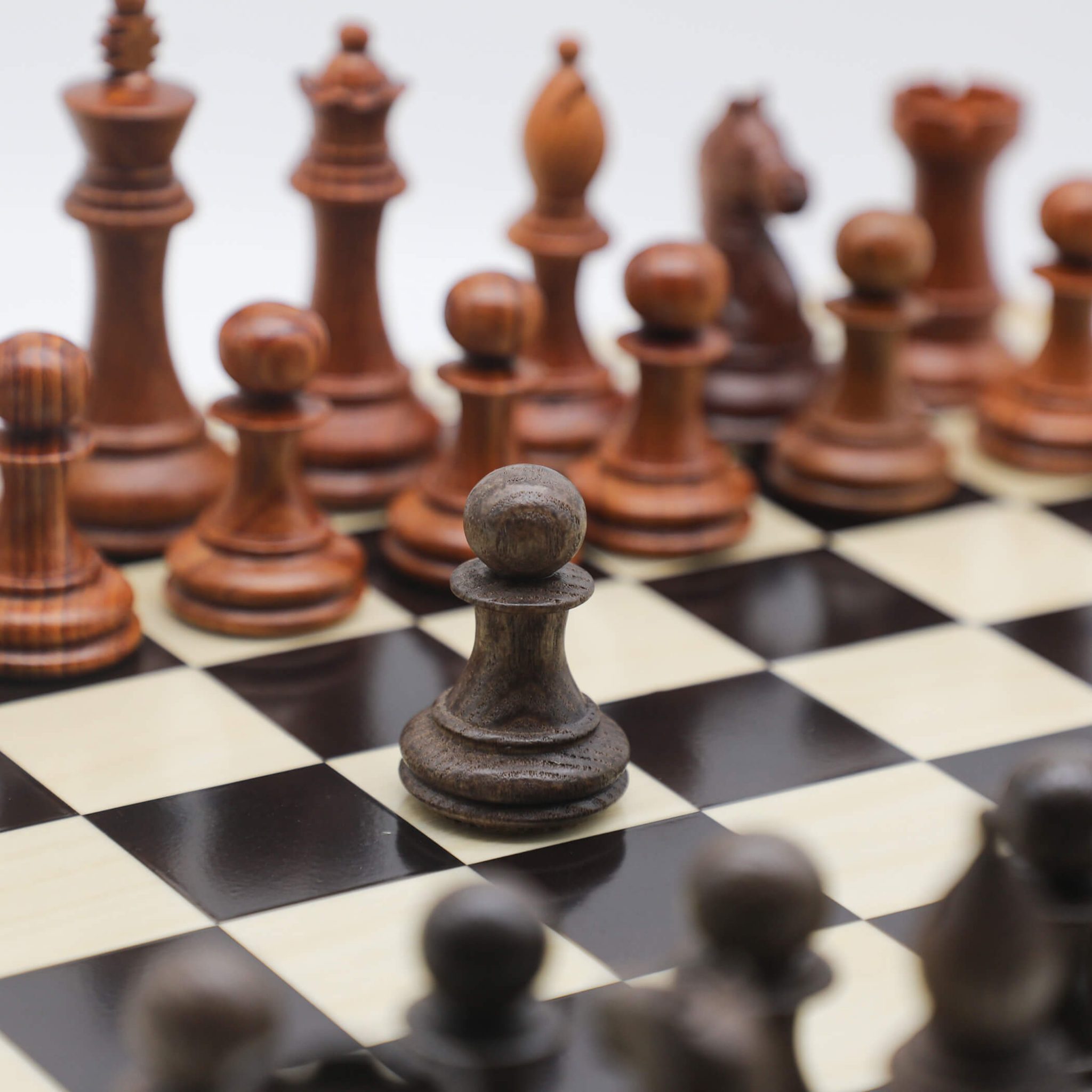 Handmade Wood Carving Chess Pieces | Staunton Wooden Chess