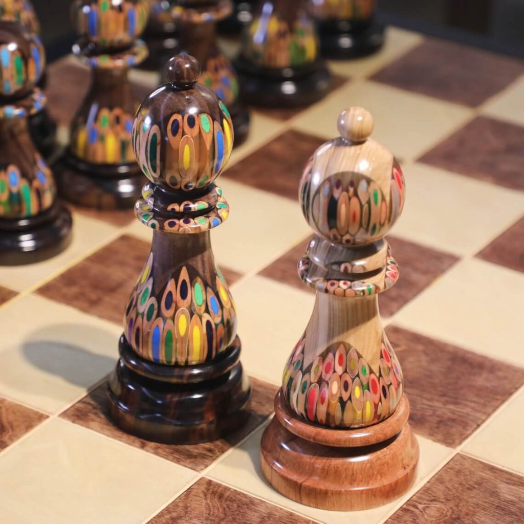 Giant Ornament Bishop- Chess Pieces- Deluxe Decore Serial - Henry Chess ...