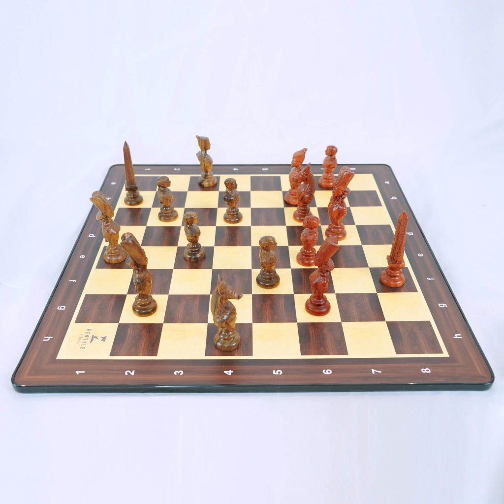 Standard Flat Tournament Chess Board (FIDE) - Henry Chess Sets