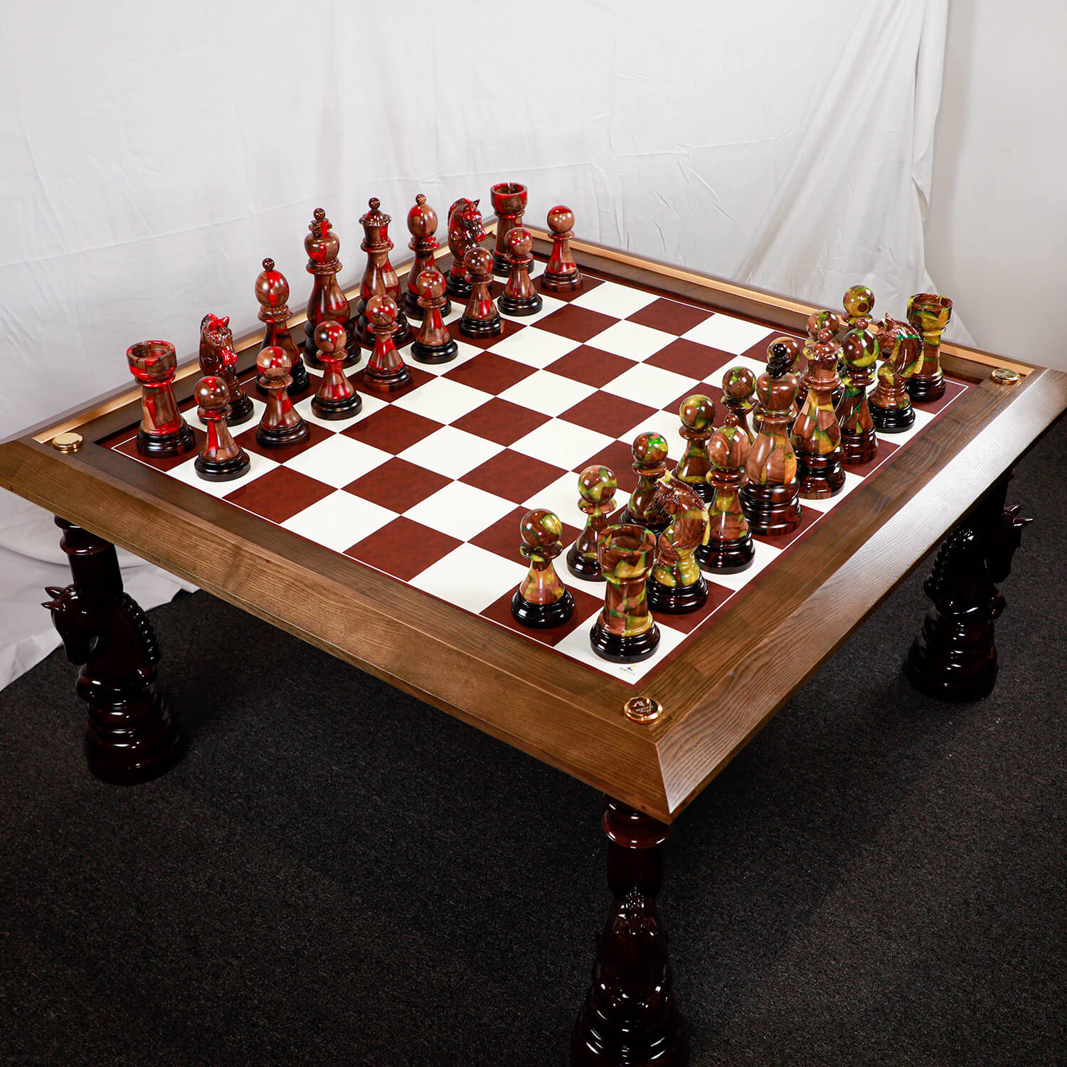 Handmade Wood Carving Chess Pieces | Staunton Wooden Chess