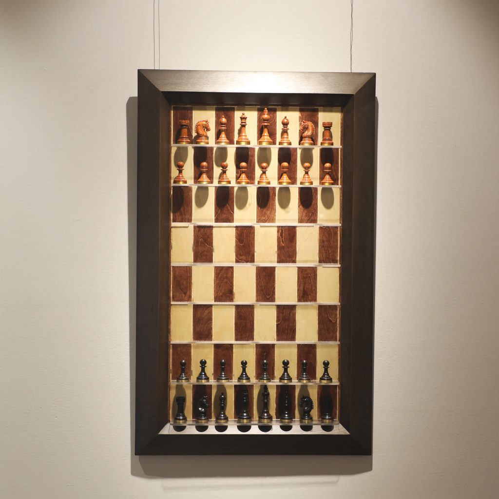 Superior Vertical Chess Board - Wall Mounted Chess Set (III) - Henry ...