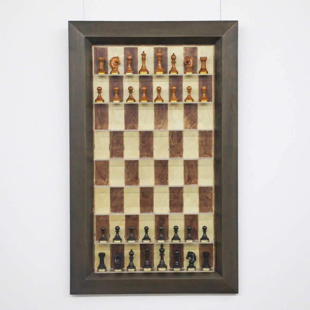 Superior Vertical Chess Board - Wall Mounted Chess Set (III) - Henry ...