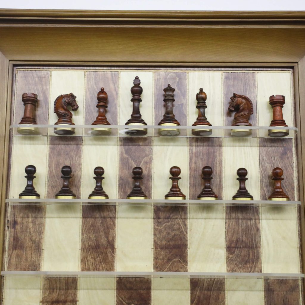Superior Vertical Chess Board (II) - Wall Mounted Chess Set - Henry ...