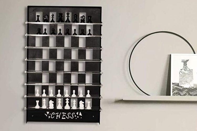 Vertical Chess Sets | Wall Mounted Chess Pieces & Boards