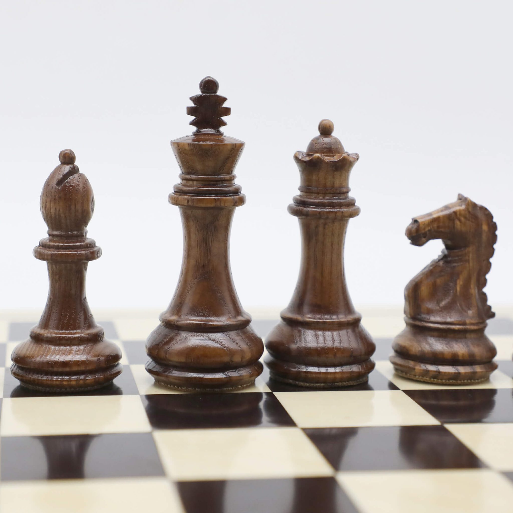 Standard Chess Pieces - High-class Ash Wood - Henry Chess Sets